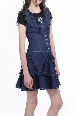Anna Sui Ruffle Dress