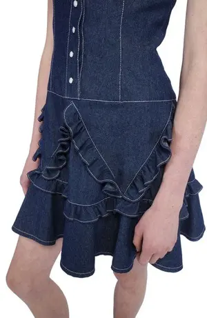 Anna Sui Ruffle Dress