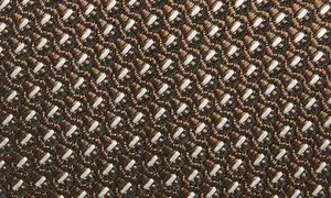 TOM FORD Jacquard Silk Tie - Kb361 Bronze Brown