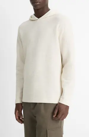 Vince Double Face Hoodie - Baja Sand/ Natural