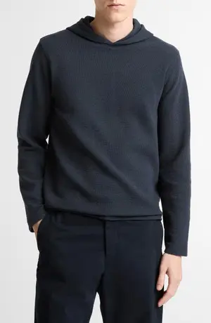 Vince Textured Sweatshirts Hoodies For Men