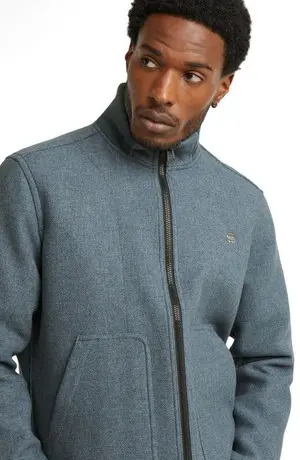 G-star Raw Recycled Wool Blend Utility Jacket