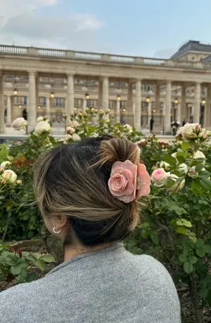 SOLAR ECLIPSE Rose Claw Clip