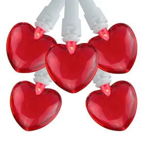 NORTHLIGHT 20-count Led Mini Hearts Valentine's Day Lights4.75ft - Red