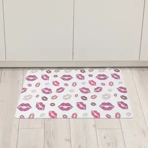 NORTHLIGHT 29.5" Lips Valentine's Day Kitchen Comfort Mat