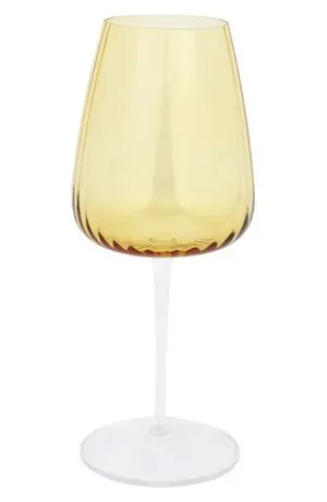 VIETRI Francesca Wine Glass - Yellow
