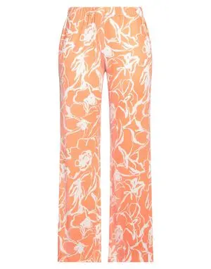 GIORGIA U. Wide-leg Viscose Pants With Floral Print