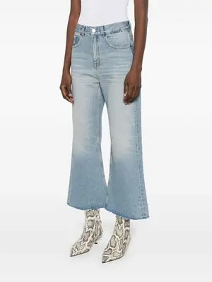 Victoria Beckham Wide-leg Cropped Jeans