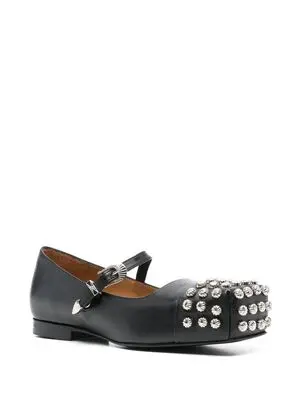 Toga Stud-detail Ballet Flats