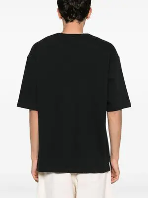 LEMAIRE Jersey-texture T-shirt - Black