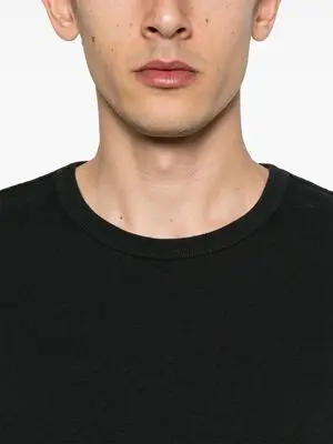 LEMAIRE Jersey-texture T-shirt - Black
