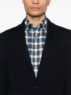 Canali Single-breasted Blazer - Blue