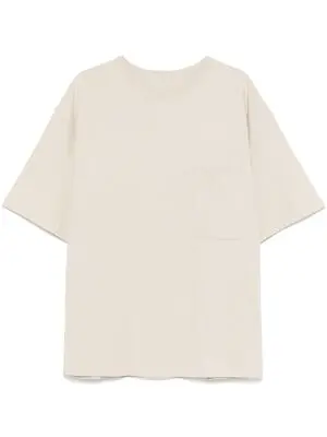 LEMAIRE Chest-pocket T-shirt - Neutrals