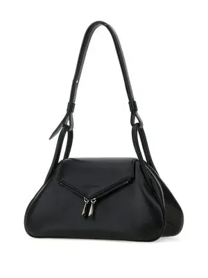 Amina Muaddi Small Gemini Shoulder Bag - Black