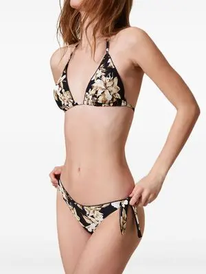TWINSET Printed Bikini Top