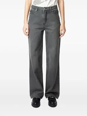 Zadig&Voltaire Elio Straight-leg Jeans - Grey