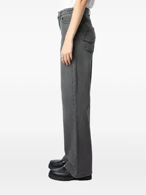 Zadig&Voltaire Elio Straight-leg Jeans - Grey