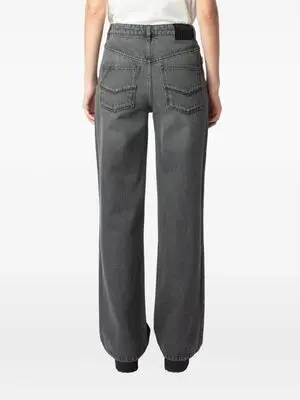 Zadig&Voltaire Elio Straight-leg Jeans - Grey