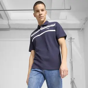 PUMA Ess Elevated Polo Shirt - Blue