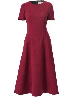 Carolina Herrera A-line Midi Dress - Red