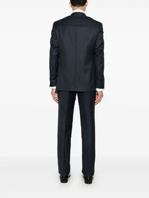 Canali Checked Suit - Blue