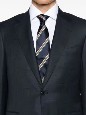 Canali Checked Suit - Blue