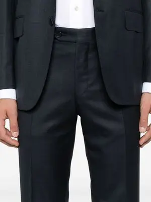 Canali Checked Suit - Blue