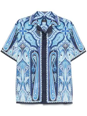 Etro Paisley-print Bowling Shirt