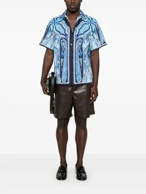 Etro Paisley-print Bowling Shirt