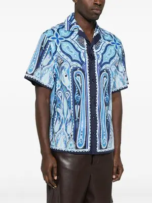 Etro Paisley-print Bowling Shirt