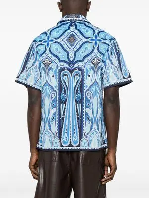 Etro Paisley-print Bowling Shirt