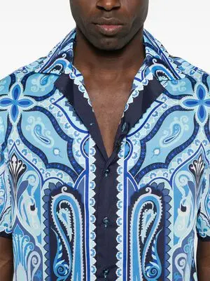 Etro Paisley-print Bowling Shirt