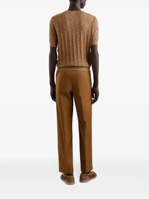 Dolce & Gabbana Logo-jacquard T-shirt - Neutrals
