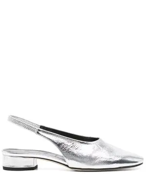 AeydĒ 25mm Dua Slingback Pumps - Silver