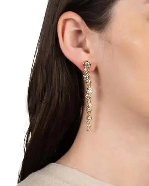 Alexis Bittar Asterales Cascading Earrings - Gold