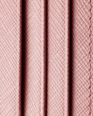 Prada Saffiano Leather Card Holder - Pink