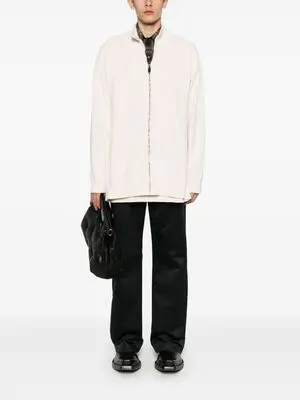 Balenciaga Zip-up Cardigan - White