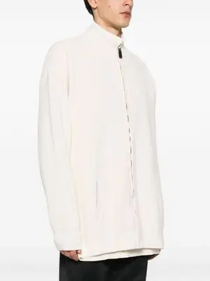 Balenciaga Zip-up Cardigan - White