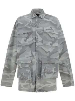 Balenciaga Embroidered Overshirts For Men