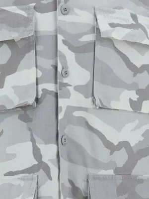 Balenciaga Cotton Cargo Shirt - Grey