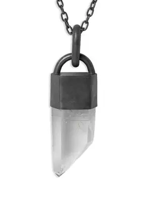 PARTS OF FOUR Sterling Talisman Quartz Pendant Necklace - Silver