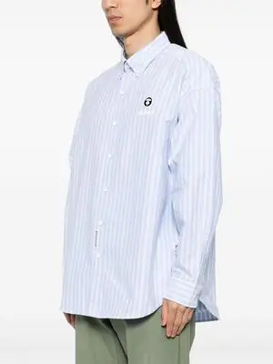 AAPE BY *A BATHING APE Striped Shirt - Blue