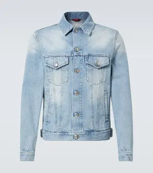 Brunello Cucinelli Denim Trucker Jacket - Blue
