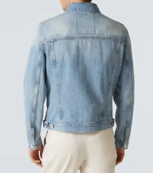 Brunello Cucinelli Denim Trucker Jacket - Blue