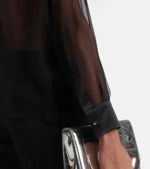 Dolce & Gabbana Silk Chiffon Blouse - Black
