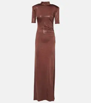 THE NEW ARRIVALS ILKYAZ OZEL Pernille Gown - Brown