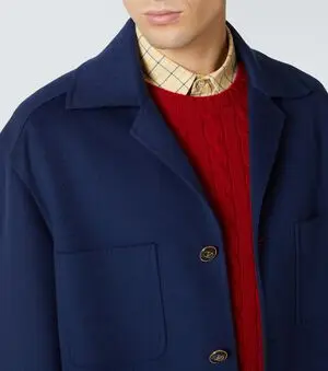 Valentino Garavani Wool And Cashmere Overshirt