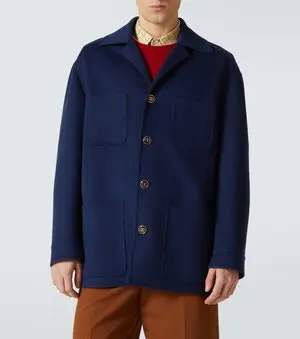 Valentino Garavani Wool And Cashmere Overshirt