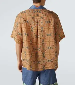 Valentino Garavani Printed Linen Shirt
