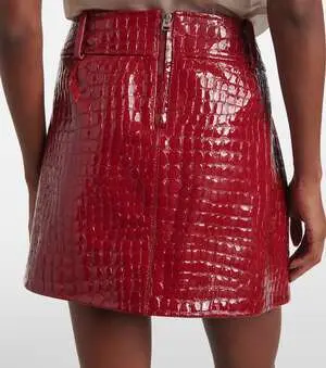 TOM FORD Croc-effect Mini Skirt
